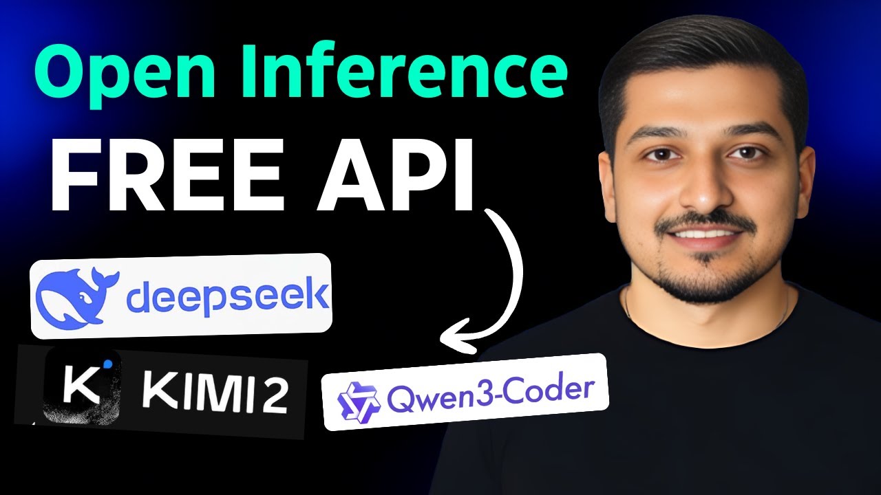 OpenInference : Unlimited FREE Deepseek,Kimi,Qwen3 Coder API -- FREE Without Any Limits - YouTube