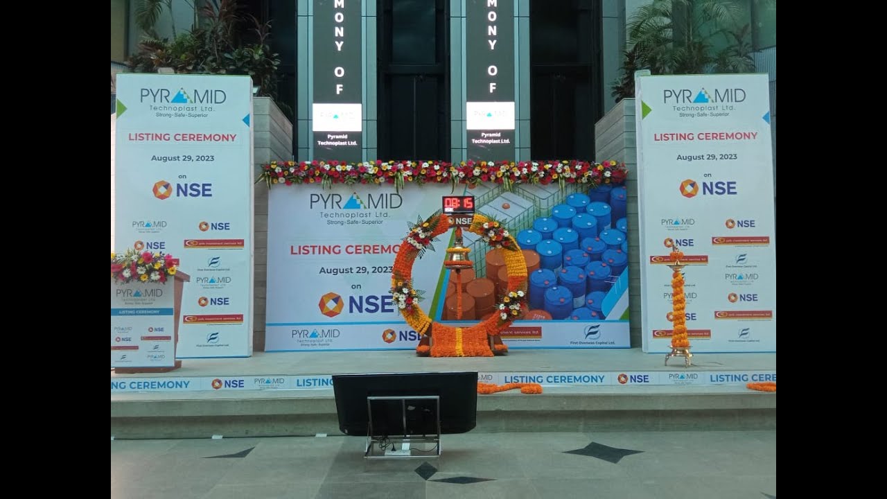Listing Ceremony of Pyramid Technoplast Limited - YouTube