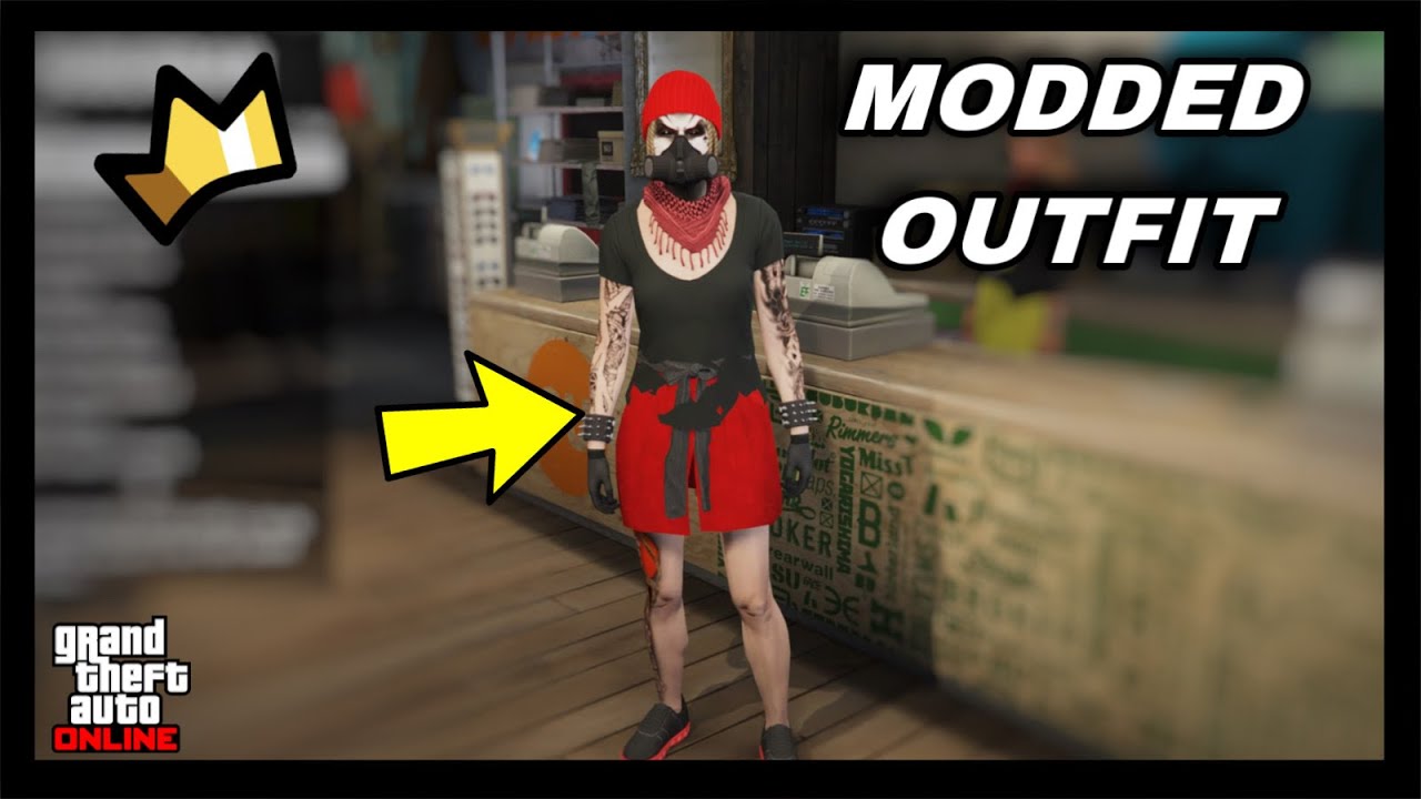 GTA 5 ONLINE - FEMALE MODDED TRYHARD ROBE CLOTHING GLITCH OUTFIT ...