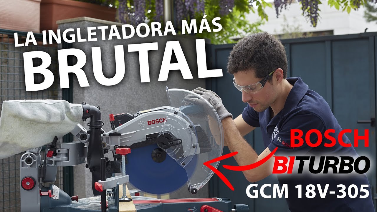 La MEJOR INGLETADORA que he PROBADO!!! | Bosch BITURBO GCM 18V-305 GDC - YouTube