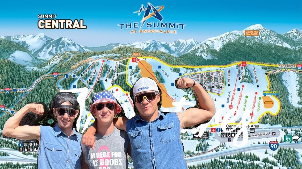 Boy Wonder and Da Boyz Snowboarding Snoqualmie Summit 🏂 - YouTube