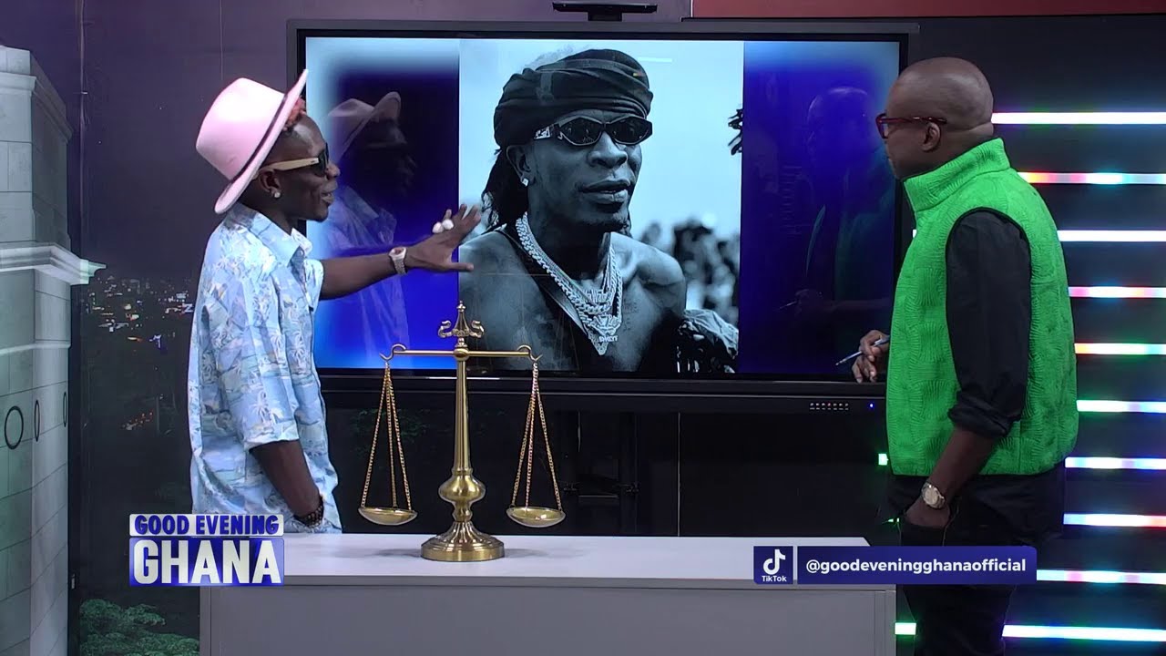 Shatta mounted the touch screen to tell us the story behind each of his ...