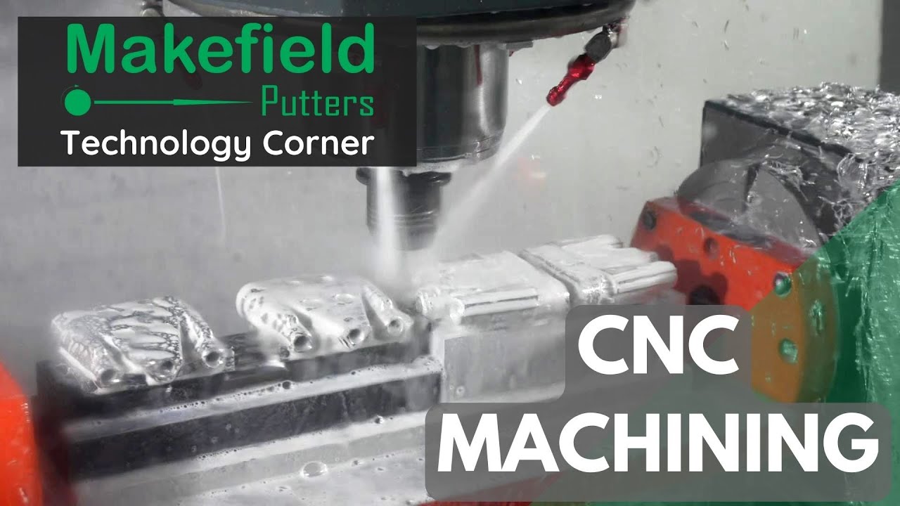 Precision CNC Milling the new Makefield VS Putter - YouTube