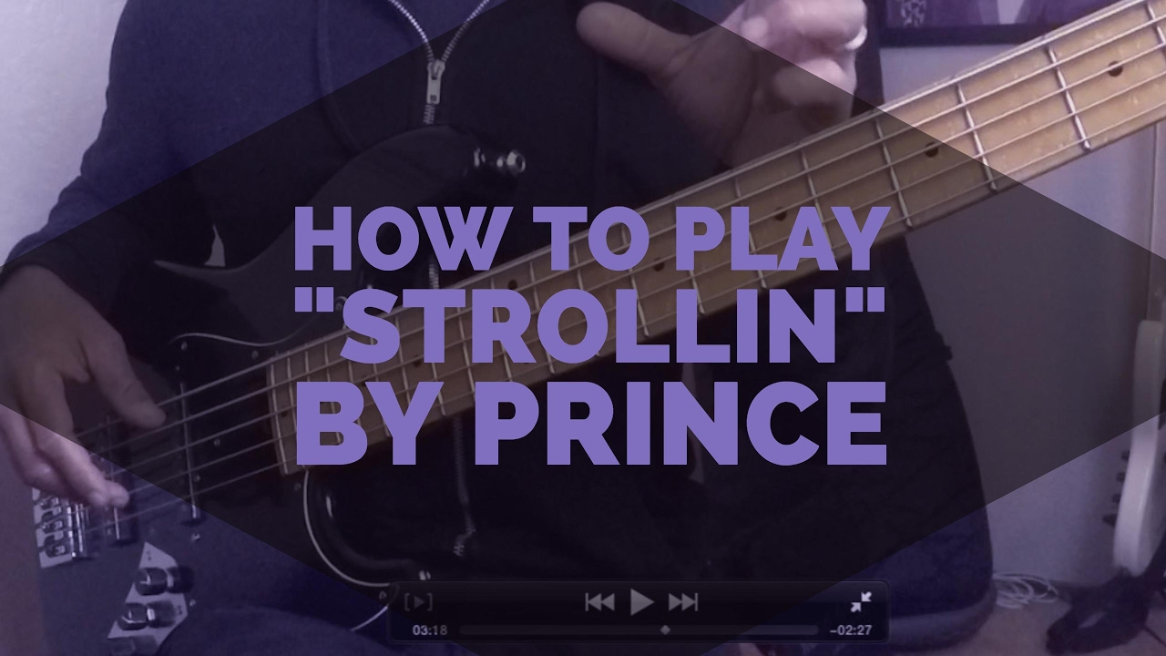 How to play "Strollin'" by Prince - YouTube