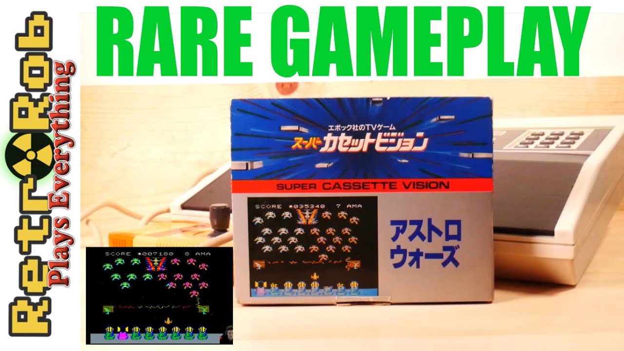 🕹️ Super Rare Gameplay: Astro Wars on Super Cassette Vision 🕹️ - YouTube