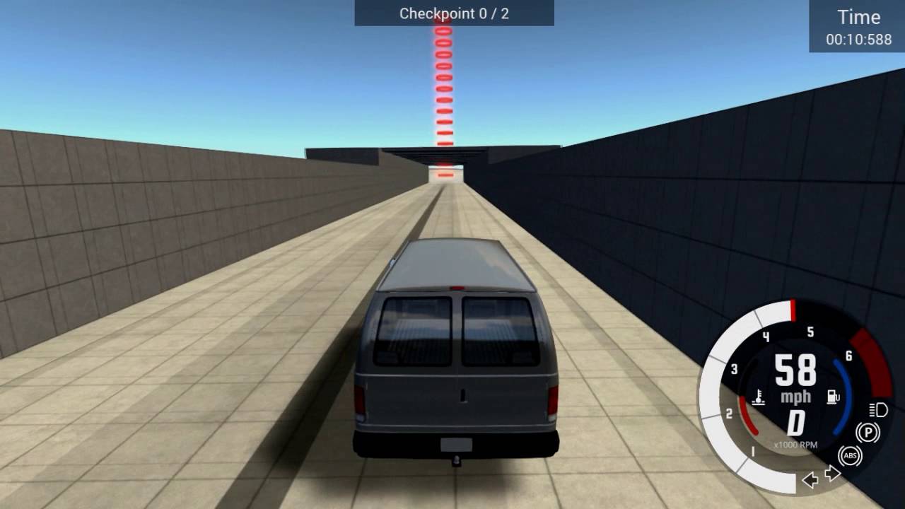 Beamng drive mission 1#: Intersection - YouTube