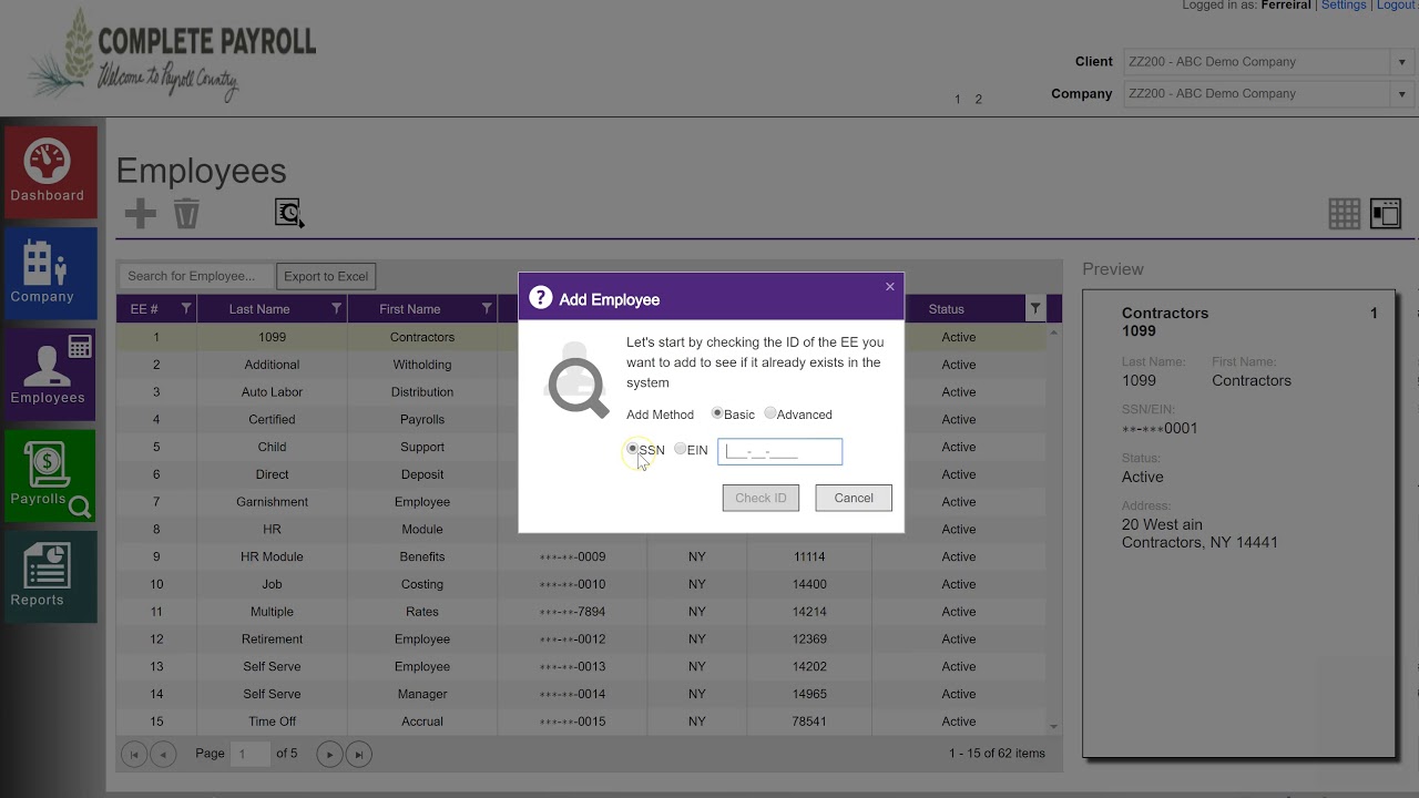 Setting up a new employee in Evolution Payroll - YouTube
