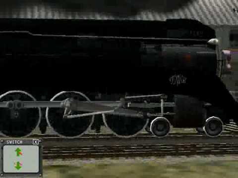 MSTS Black SP 4449 in Action - YouTube