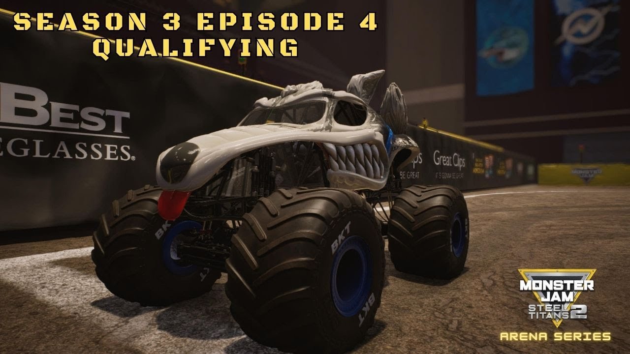 Arena Qualifying S3E4 - Monster Jam Steel Titans 2 Wichita - YouTube