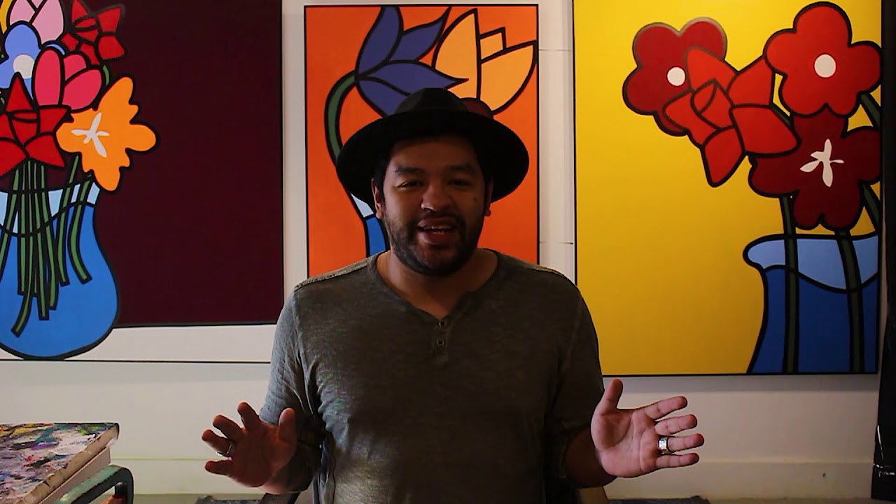 Trebla Art Episode #3 "Early Morning Studio Visit" - YouTube