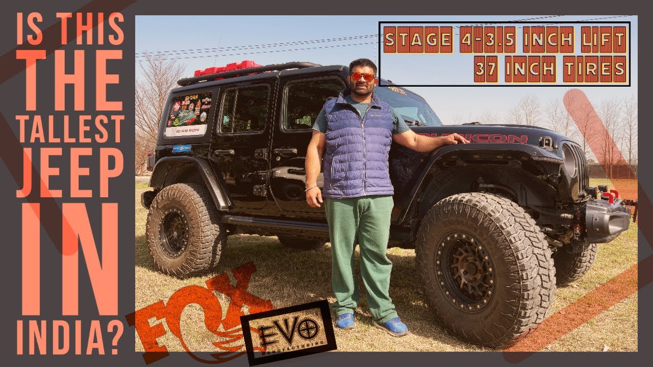 The Craziest Modified JEEP Wrangler Rubicon JL in India | Review - YouTube