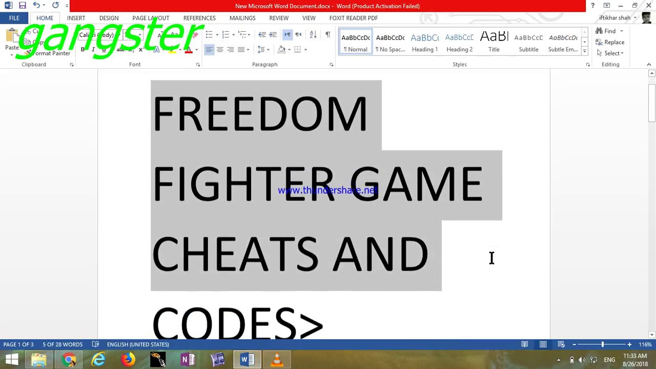 freedom fighter cheats and code best code and important code - YouTube