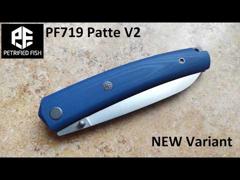 ✅ NEW Variant Petrified Fish PF719 Patte V2 Army Blue G10