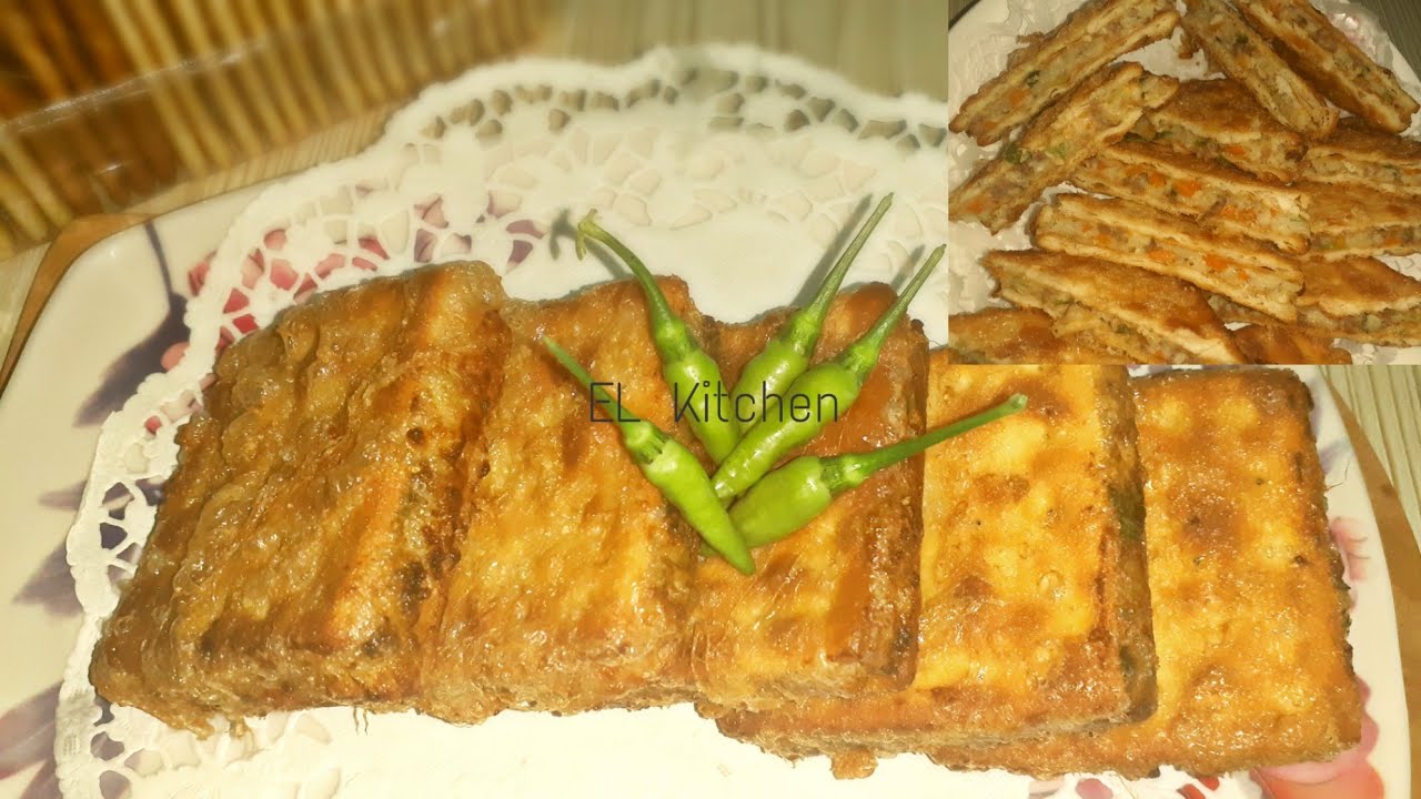 crackers/biskuit goreng isi ragout daging - YouTube