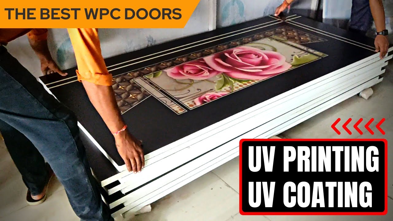 WPC Door Digital UV Printing UV Coating and Packing - The Truth | EEZEE BOARD - YouTube