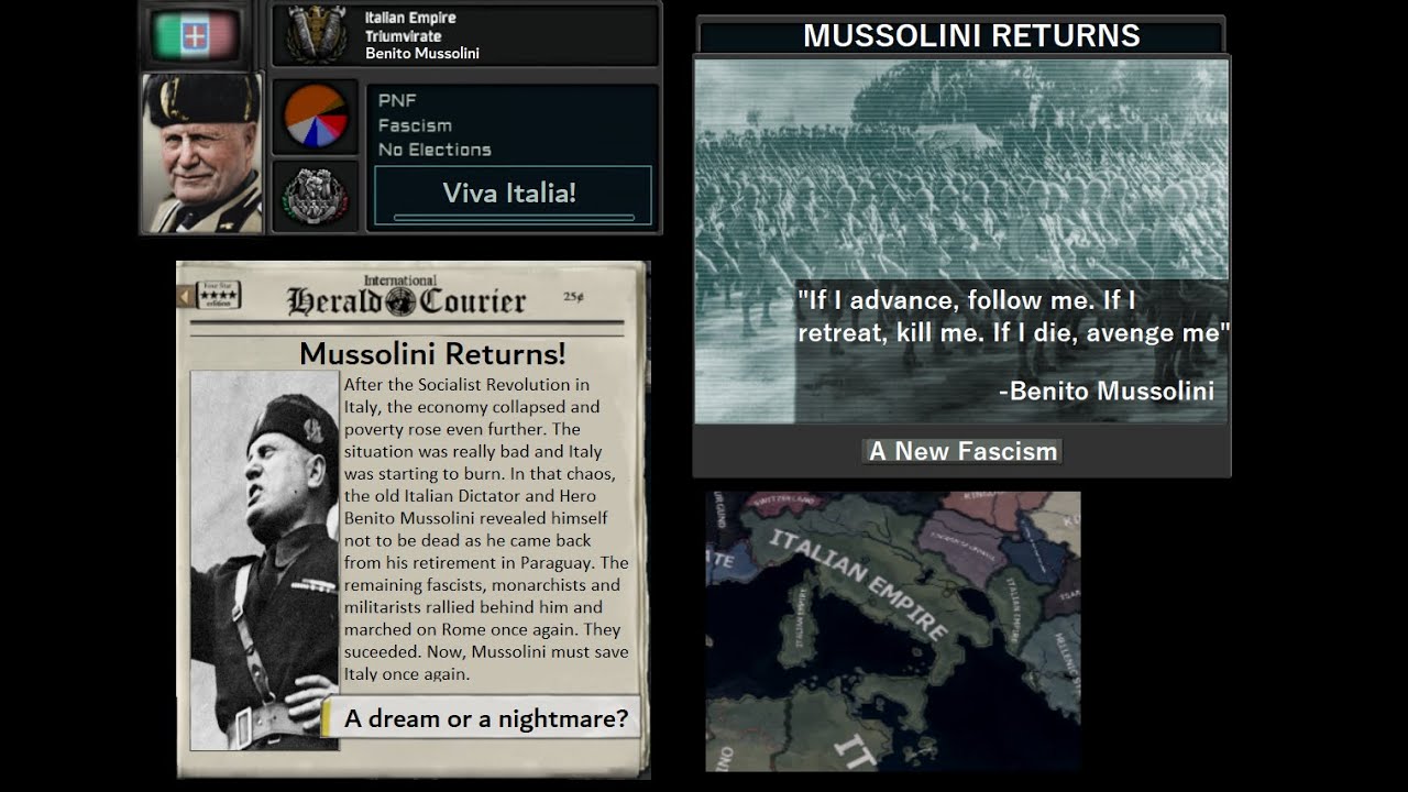 TNO SUPEREVENT: Mussolini Returns! (Italy) - YouTube