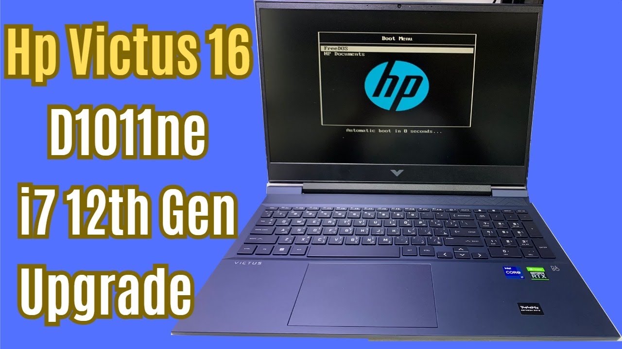 Hp Victus 16 ( d1011ne ) ram upgrade-disassembly - YouTube