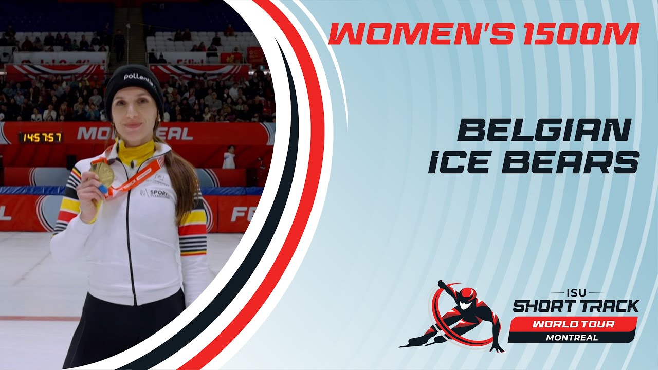 Belgian Ice Bears Take Gold | Women’s 1500m | Montreal 2024 - YouTube