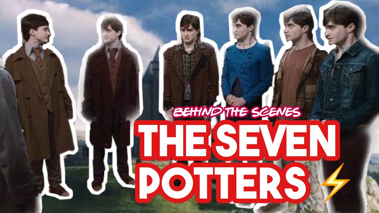 Behind The Scenes The Seven Harry Potters Scene In Deathly Hallows How Daniel Radcliffe