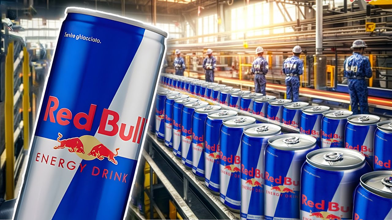 Wie Red Bull In Der Fabrik Hergestellt Wird - YouTube