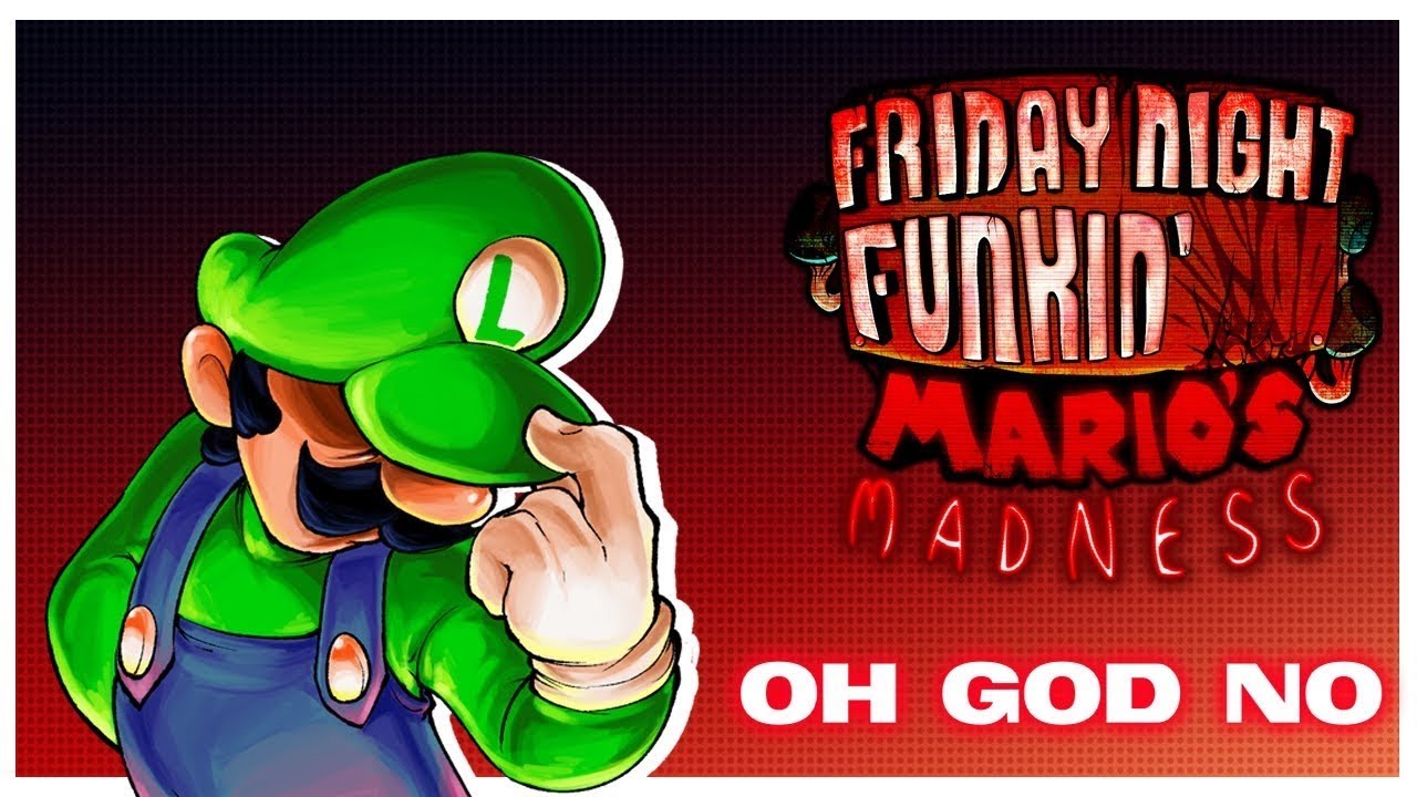 [Friday Night Funkin: Mario Madness V2] Oh God No {Hard} Angry Luigi ...