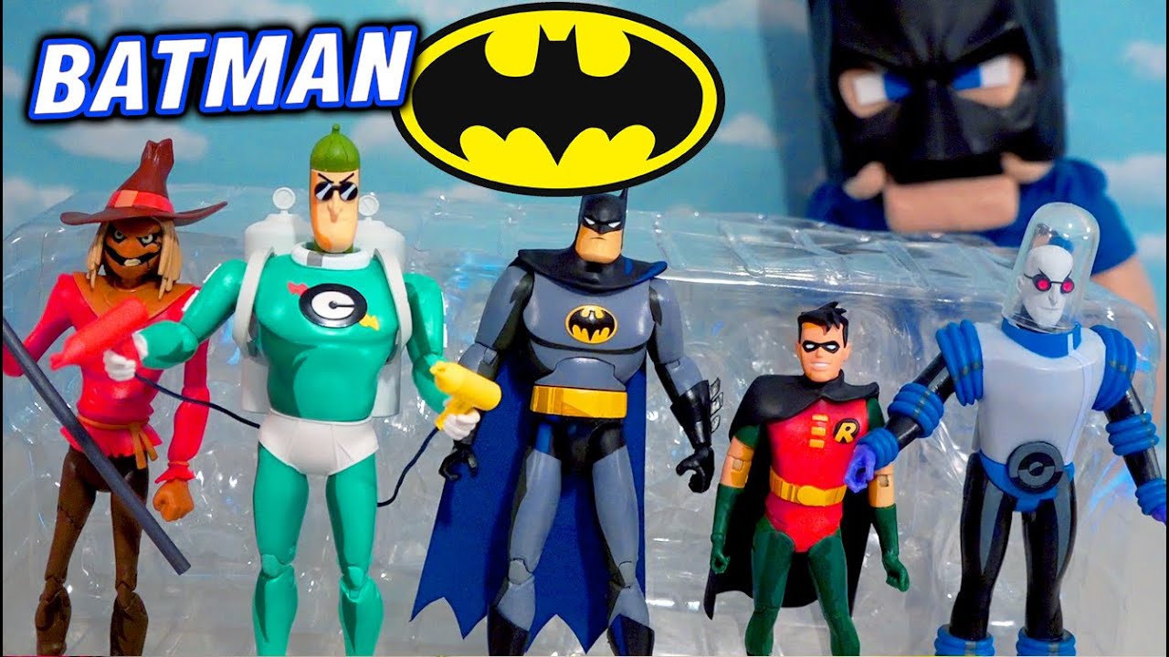 Batman Animated Series McFarlane Toys Cartoon Figures Unboxing - YouTube