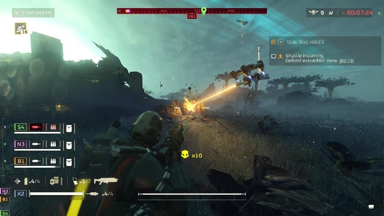 HELLDIVERS 2 Terminid Difficulty 9 - YouTube