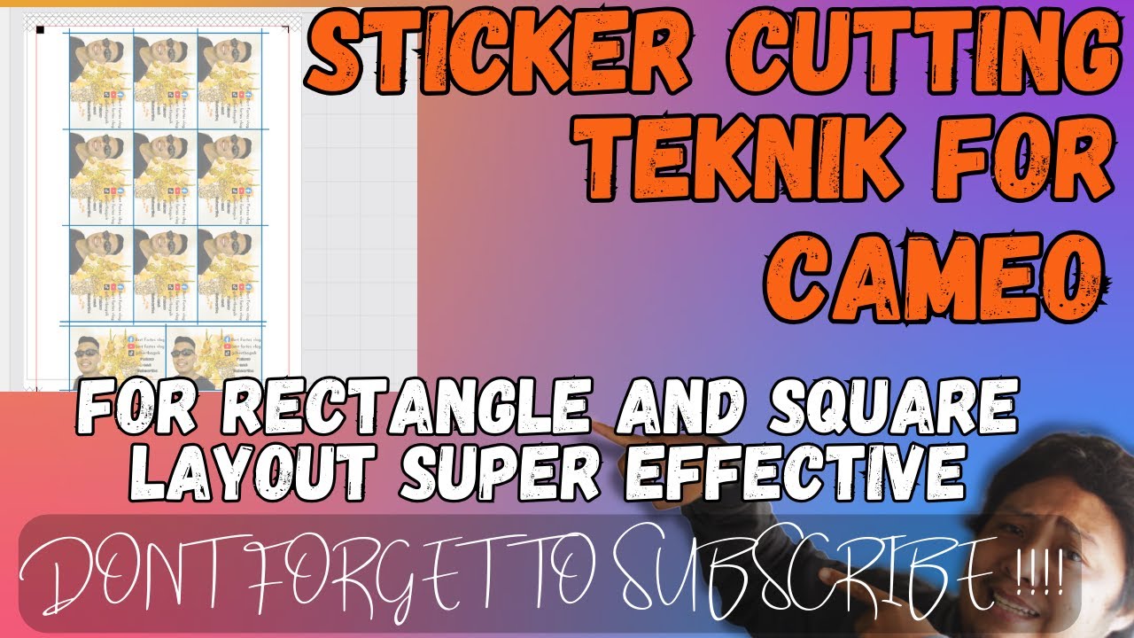 RECTANGLE AND SQUARE STICKER LAYOUT CUTTING TIPS | PRINTING BUSINESS ...