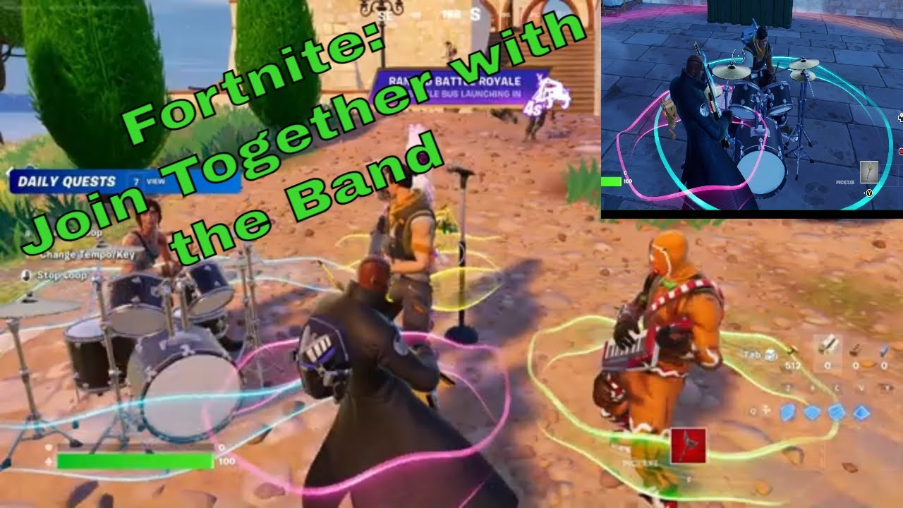 Fortnite: Join Together with the Band #fortnite #fortniteclips # ...