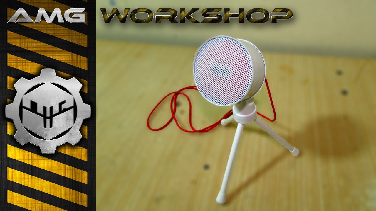 Diy stereo electret microphone - YouTube