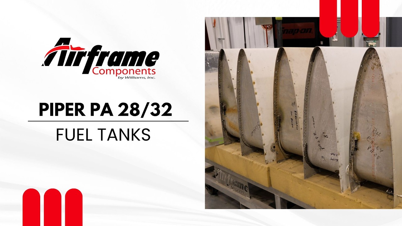 Piper PA 28/32 Fuel Tanks - YouTube