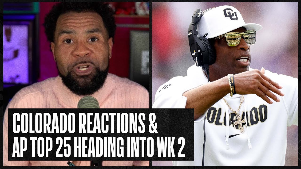 COLORADO IS IN! AP Poll Week 2 Reaction plus RJ Young shares his Top 25 ...