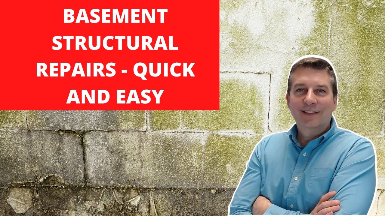 Basement Wall Structural Repair Quick and Easy with Fortress ...