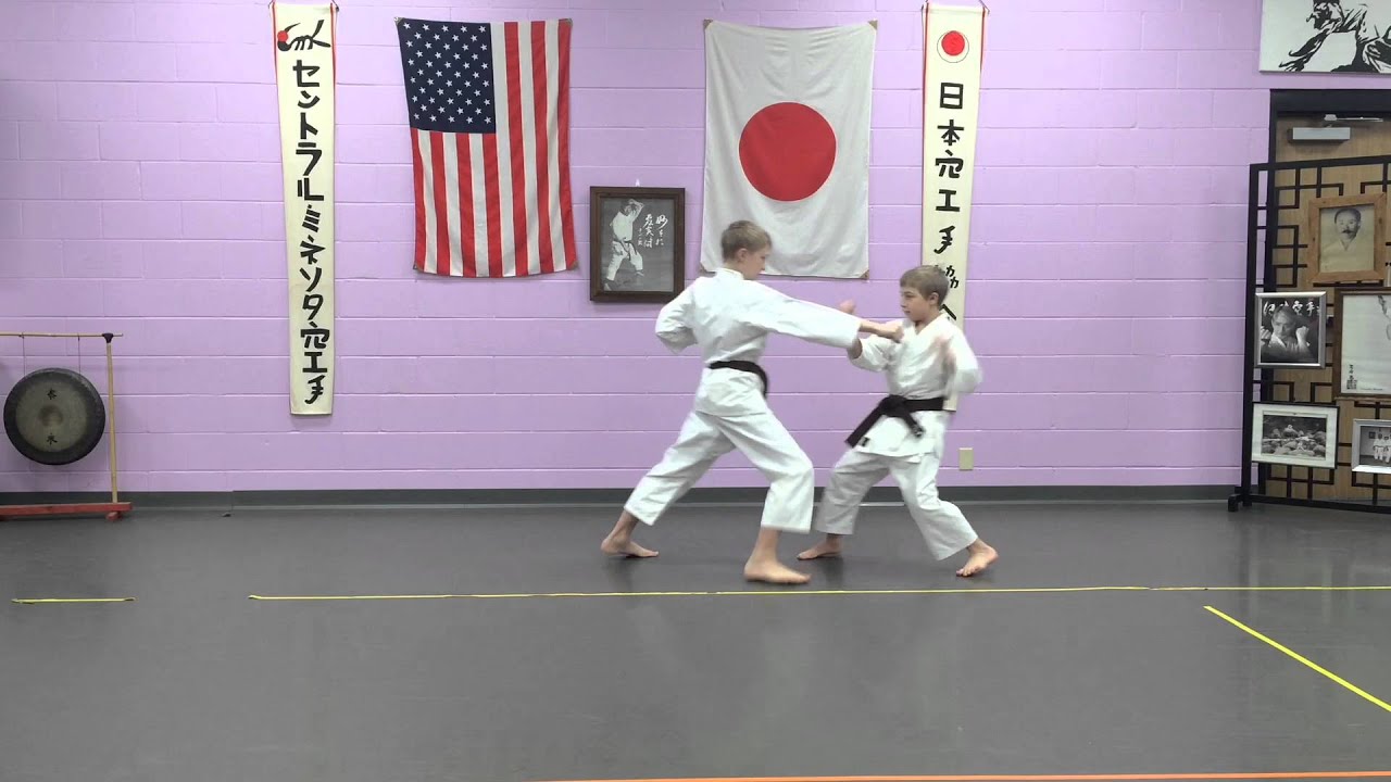 Three Step Kumite (By Isaac and Jack) - YouTube