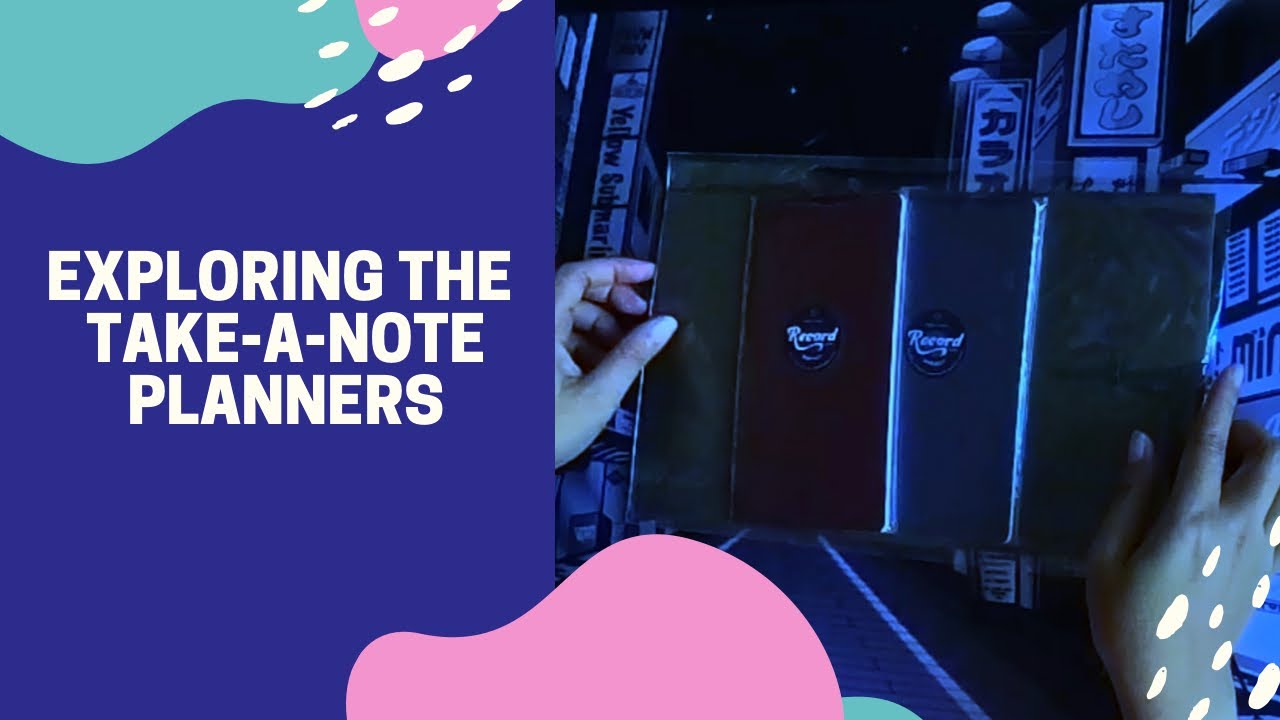 Exploring the Take-A-Note Planners - YouTube