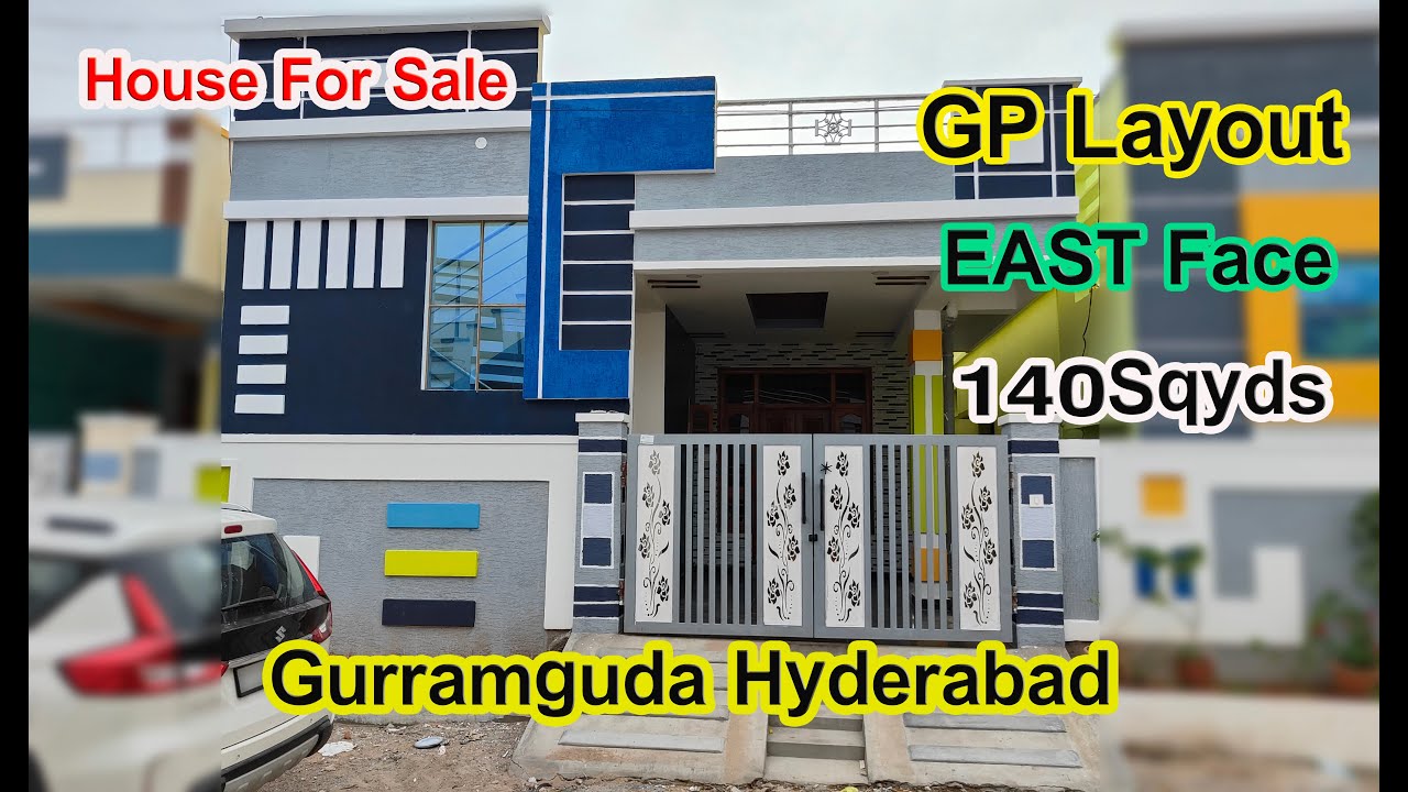 #1004 house for sale in Hyderabad Gurramguda| East facing| new house ...