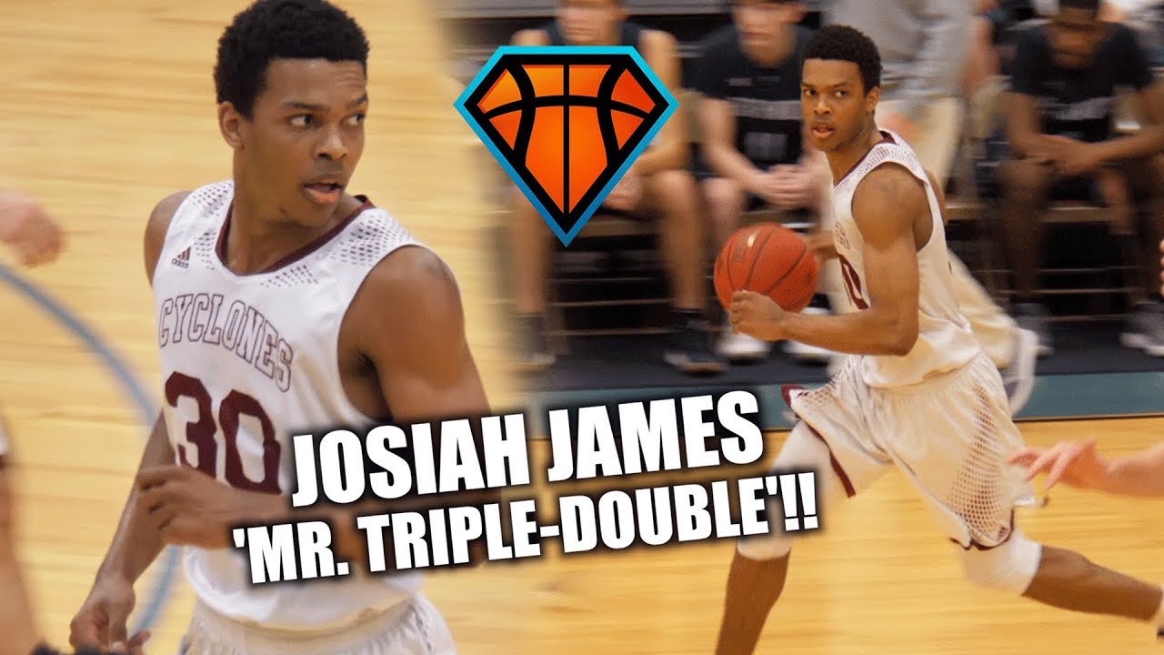 Josiah James NEARLY Drops TRIPLE-DOUBLE in 3 Quarters!! | Leads Porter ...