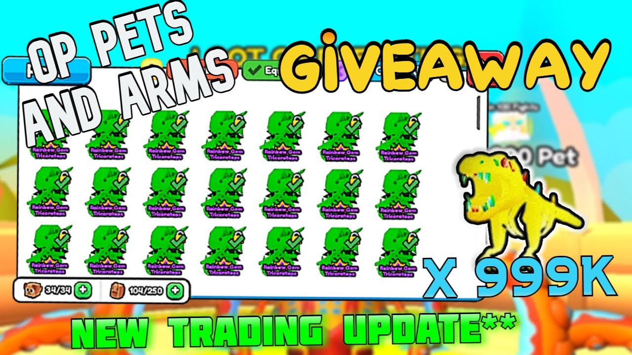 🔴LIVE! NEW ARM WRESTLE SIMULATOR GIVEAWAY| MEGA KRAKEN | FREE GAMEPASS ...