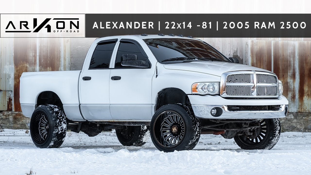 ARKON Alexander 22x14 -81 2005 Dodge Ram 2500 - YouTube
