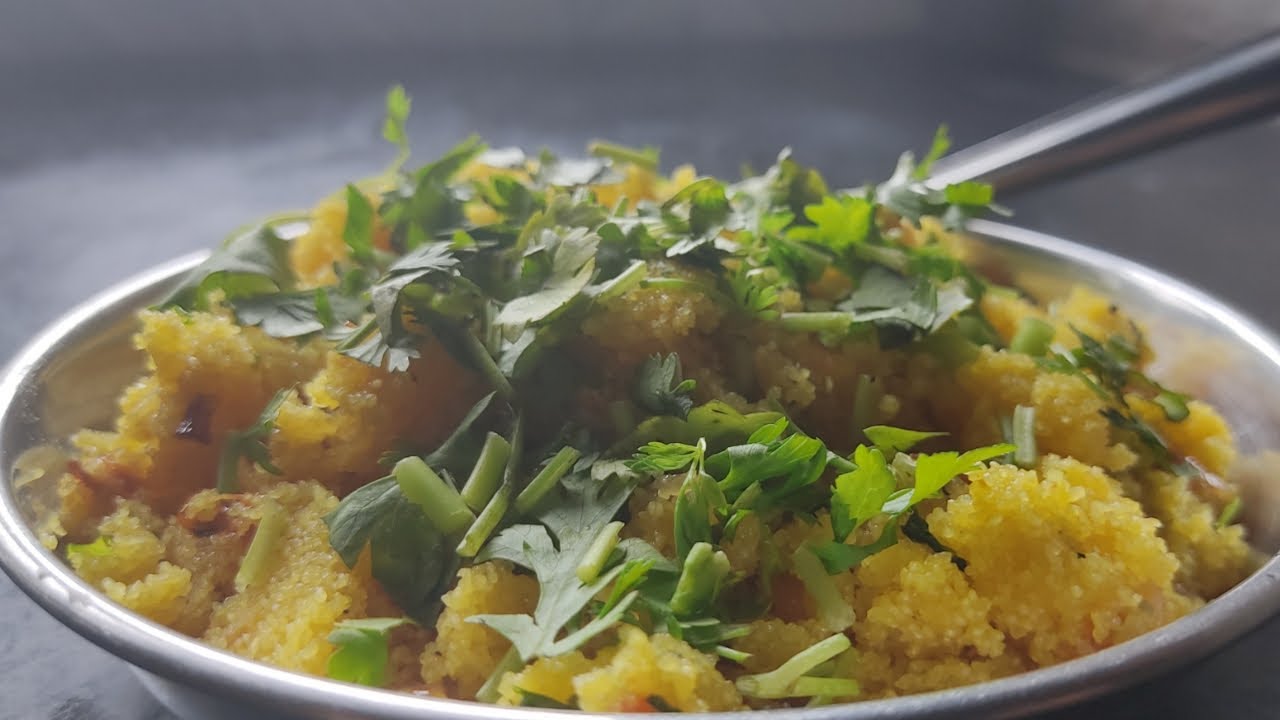 उपीट | Upit | Upit recipe in MARATHI | MARATHI RECIPI - YouTube