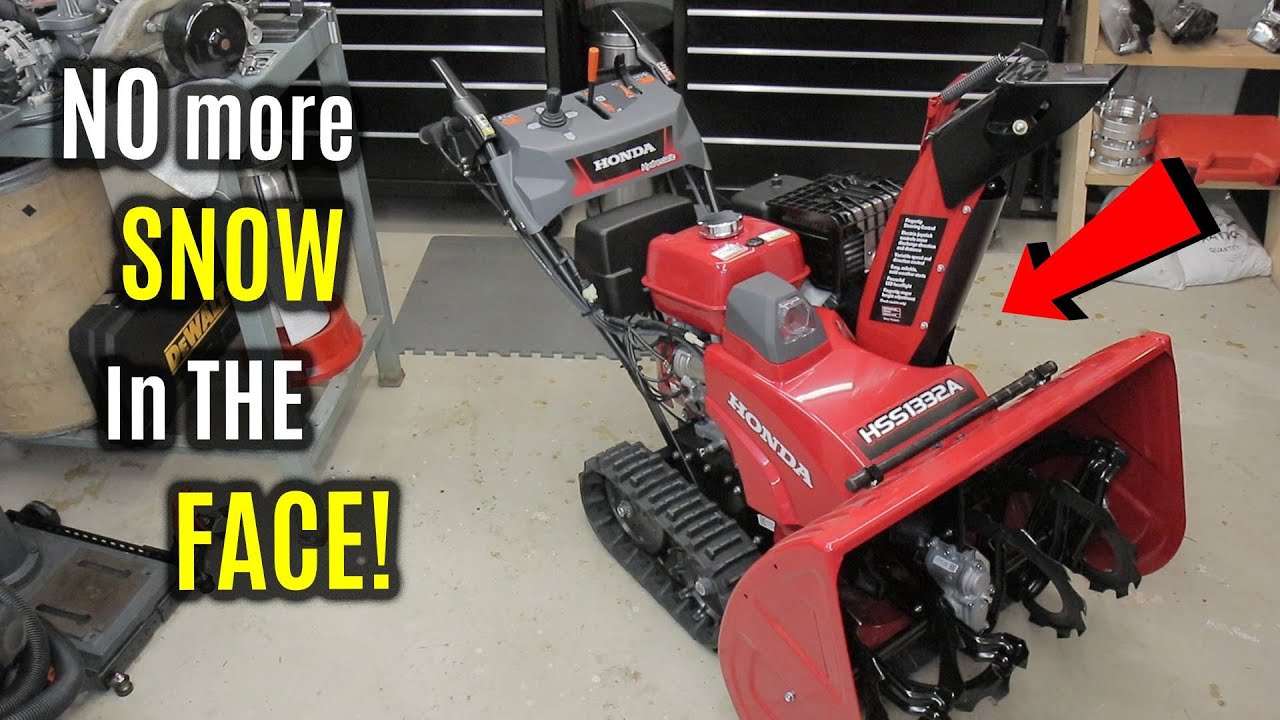 Custom HSS HDPE Chute Deflector Snowblower MOD | Honda HSS1332ATD ...