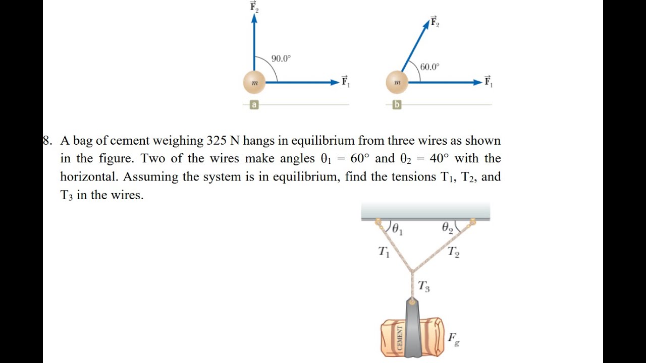 Solved Problems For Newton Laws Of Motion - YouTube