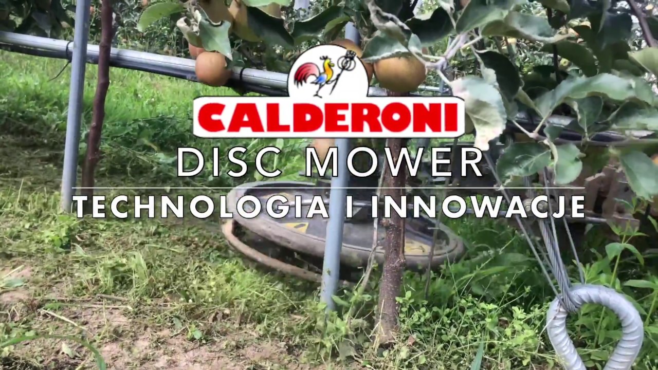 CALDERONI - DISC MOWER technologia i innowacje w zwalczaniu chwastów ...
