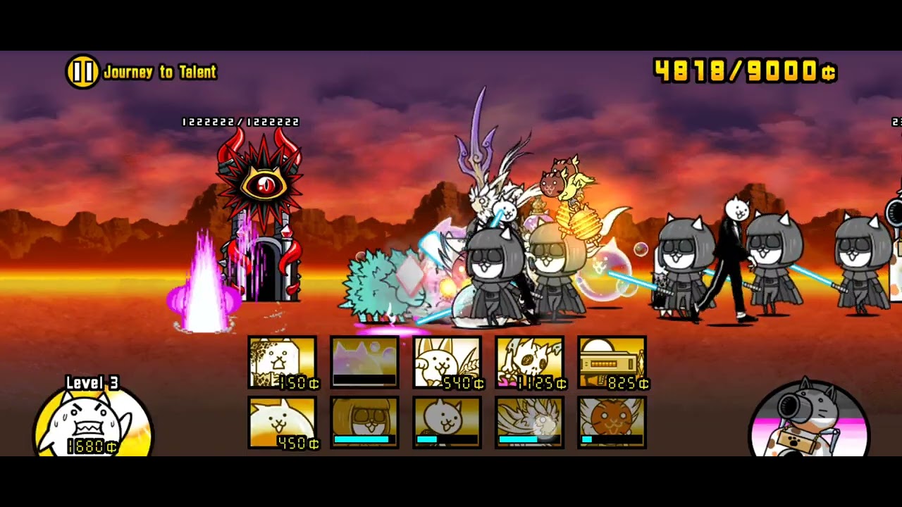 Battle Cats - Valkyrie Cat's Trial - Journey to Talent - No Gacha - YouTube