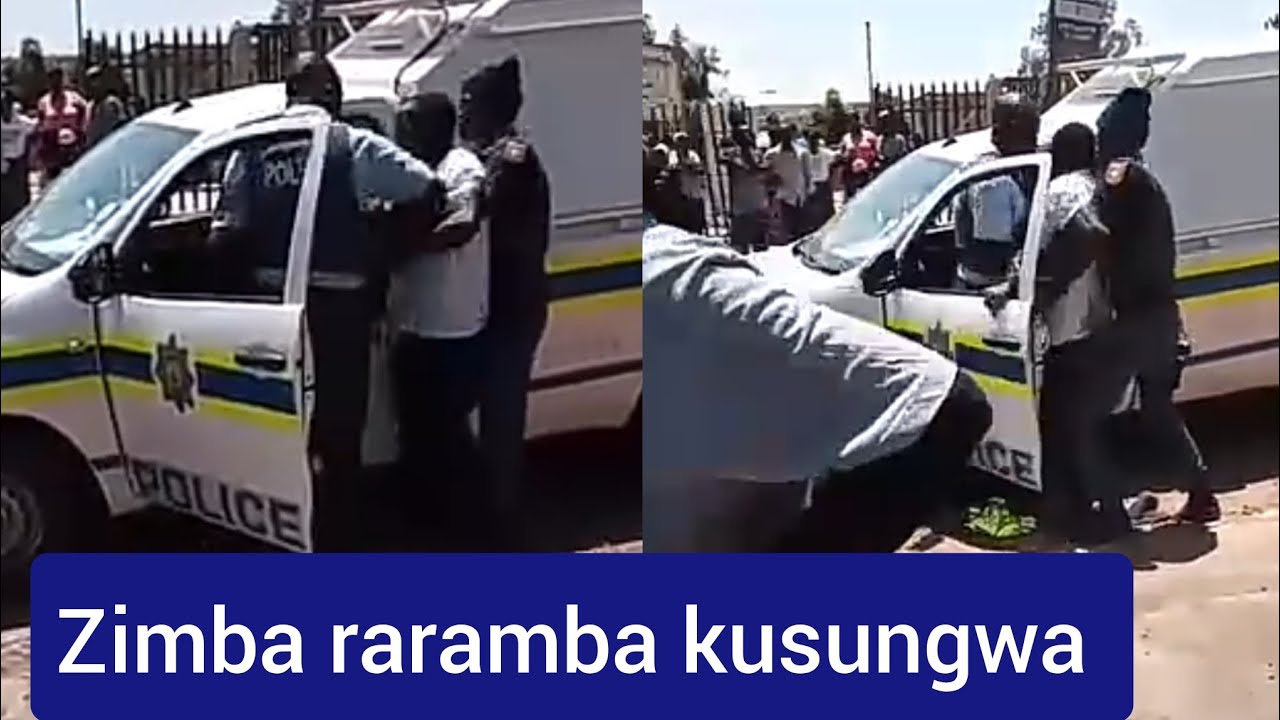 WATCH I Brave Zimbabwean aramba kusungwa nemapurisa eSAPS - YouTube