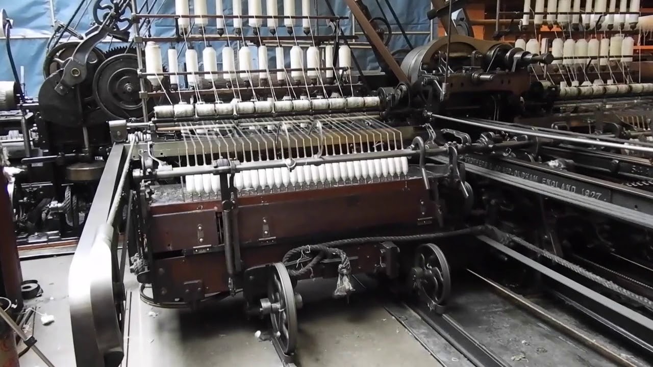 Arkwright Looms and Mule - YouTube