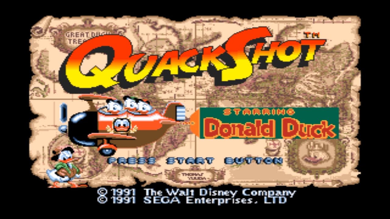 Ретро-стрімчик:Quack Shot Starring Donald Duck - (1991,SMD/SEGA) - YouTube
