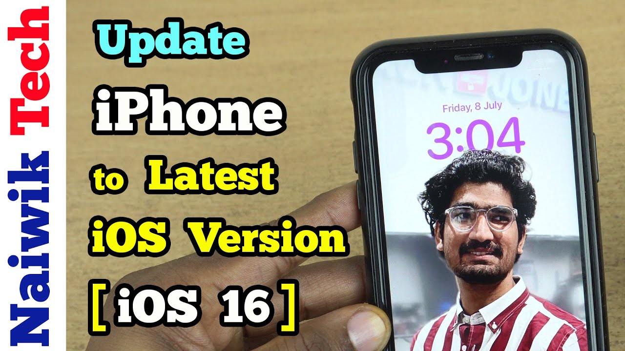 How to update iPhone to latest version of iOS || Upgrade to iOS 16 ...