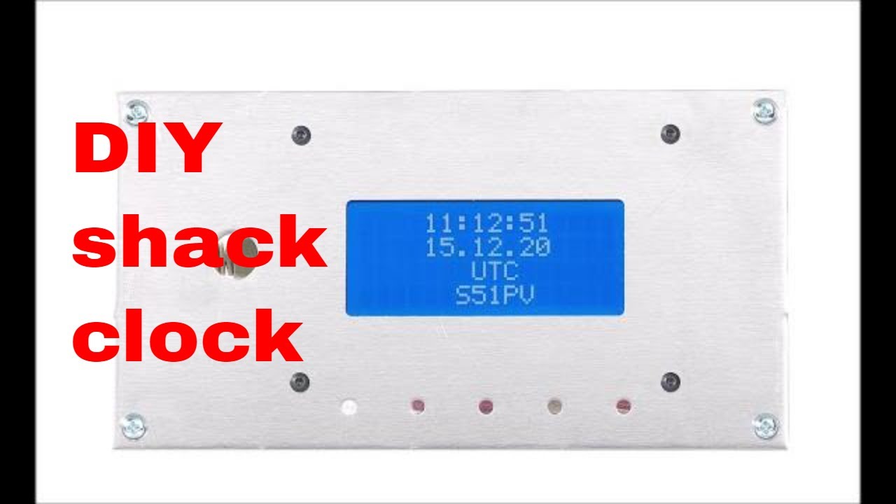 UTC HAM shack clock DIY ***subscribe*** - YouTube