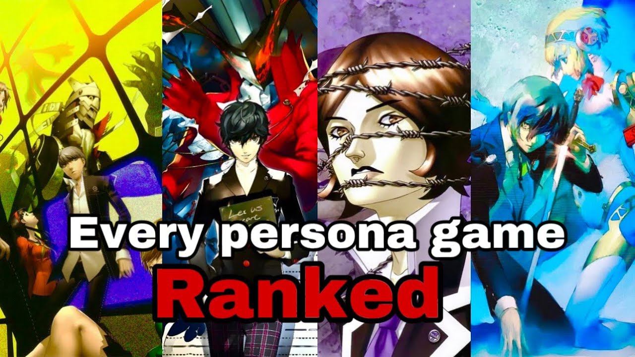 Every mainline PERSONA GAME RANKED - YouTube